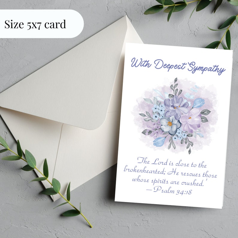 Sympathy Card Bereavement Card Sorry for Your Loss - Etsy