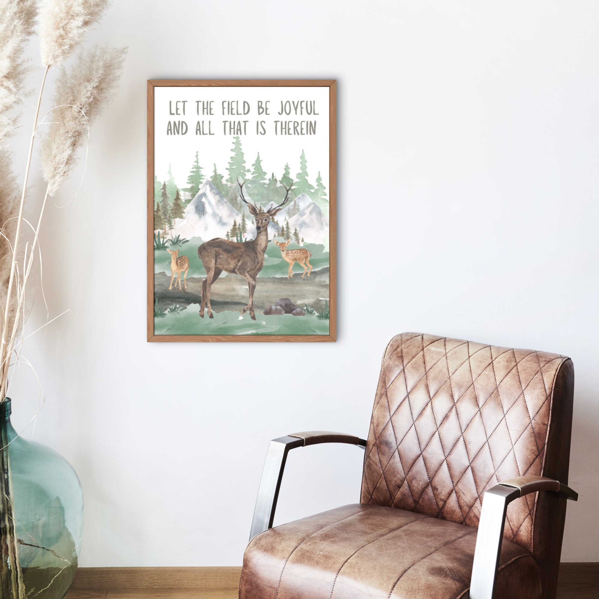 Christian Wall Art Large, Christian Fine Art, Woodland Theme Nursery ...