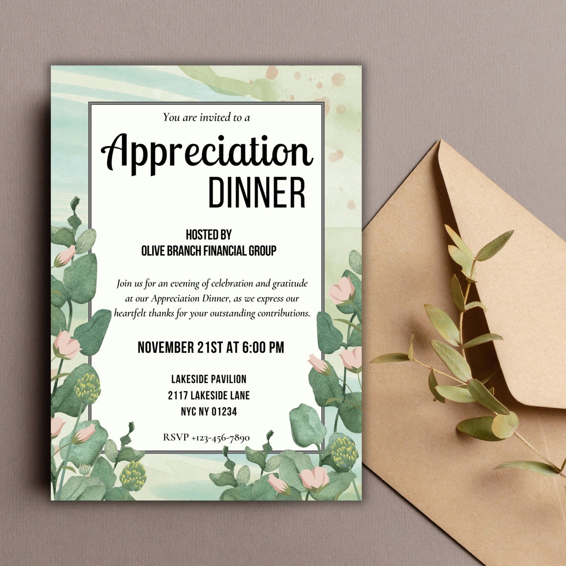 Appreciation Dinner Invitation Staff Appreciation Dinner Party Employee ...