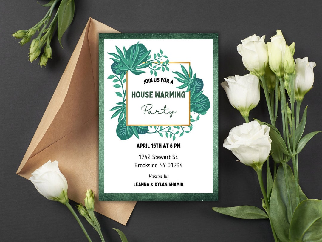 House Warming Invitation, Housewarming Invitation, House Warming Party ...