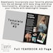 Full Page Yearbook Ads, Yearbook Ad Template, Yearbook Template ...