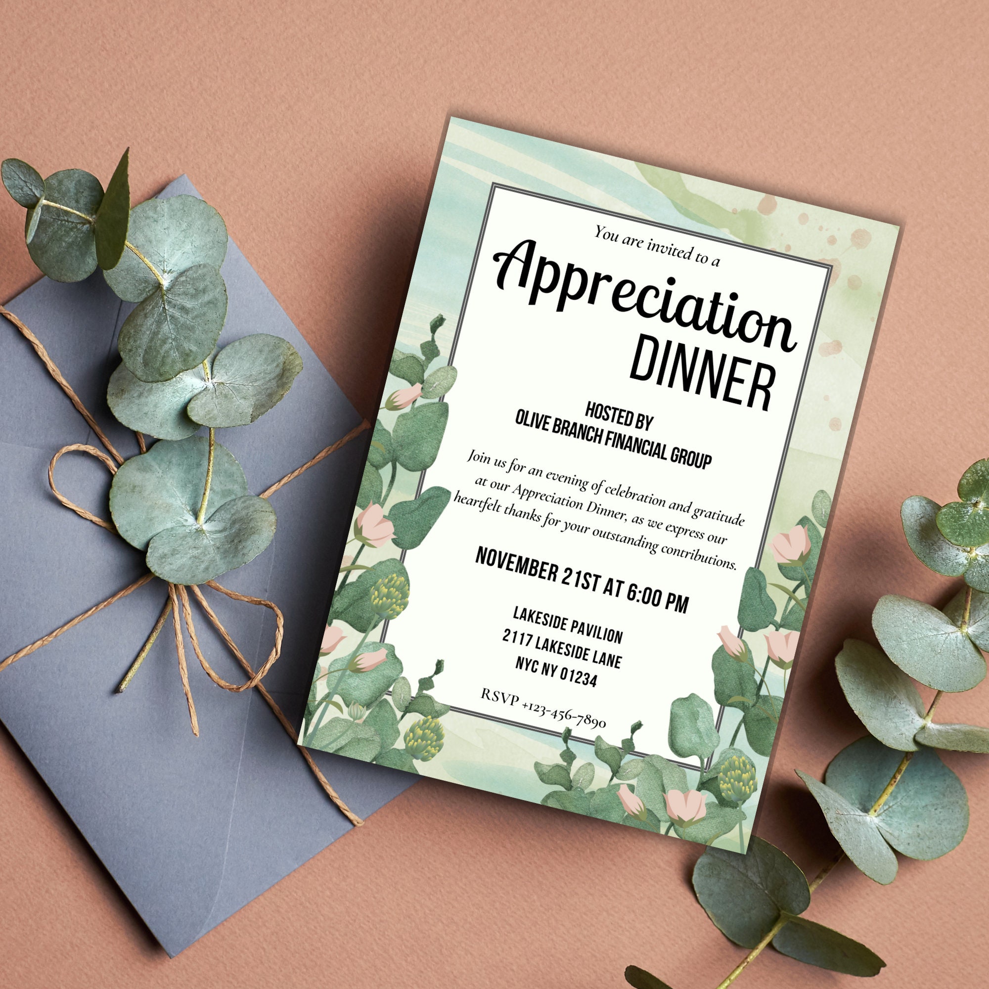 Appreciation Dinner Invitation Staff Appreciation Dinner Party Employee ...