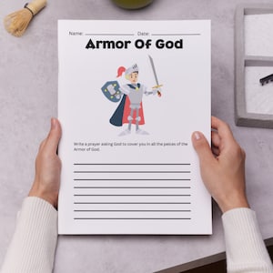 Armor of God for Kids, Sunday School Printables, Bible Worksheet ...
