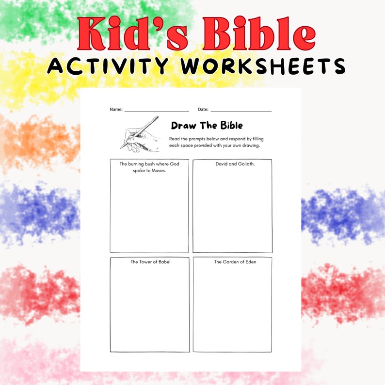 Christian Worksheets, Bible Worksheet, Sunday School, Bible Study ...