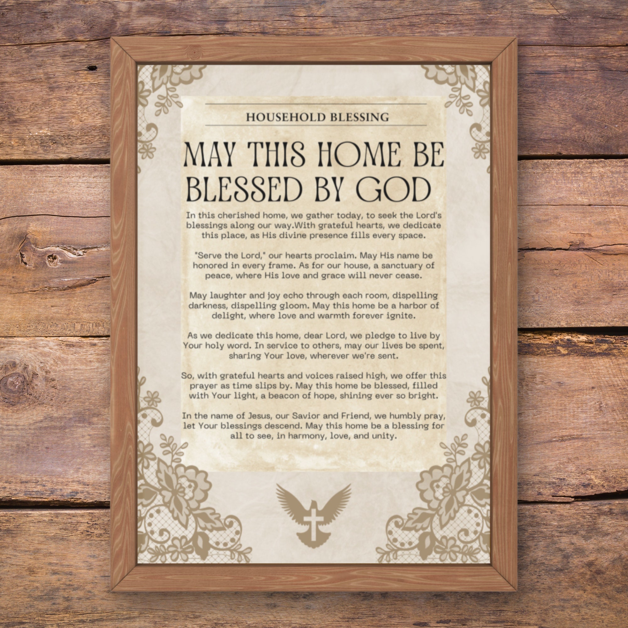 Household Blessing, New Home Blessing, Housewarming Blessing, Christian ...