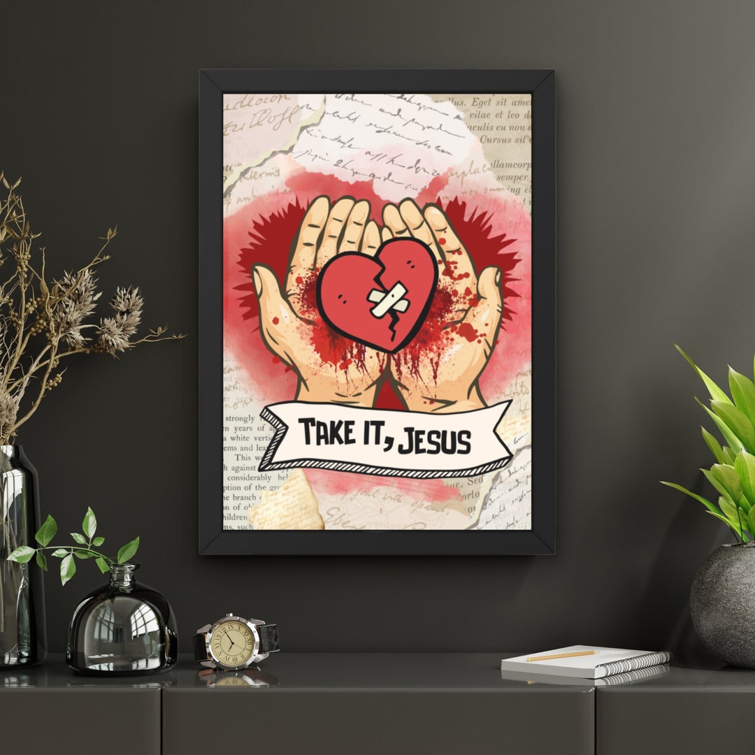 Christian Poster, Modern Christian Art, Faith Poster, Edgy Christian ...