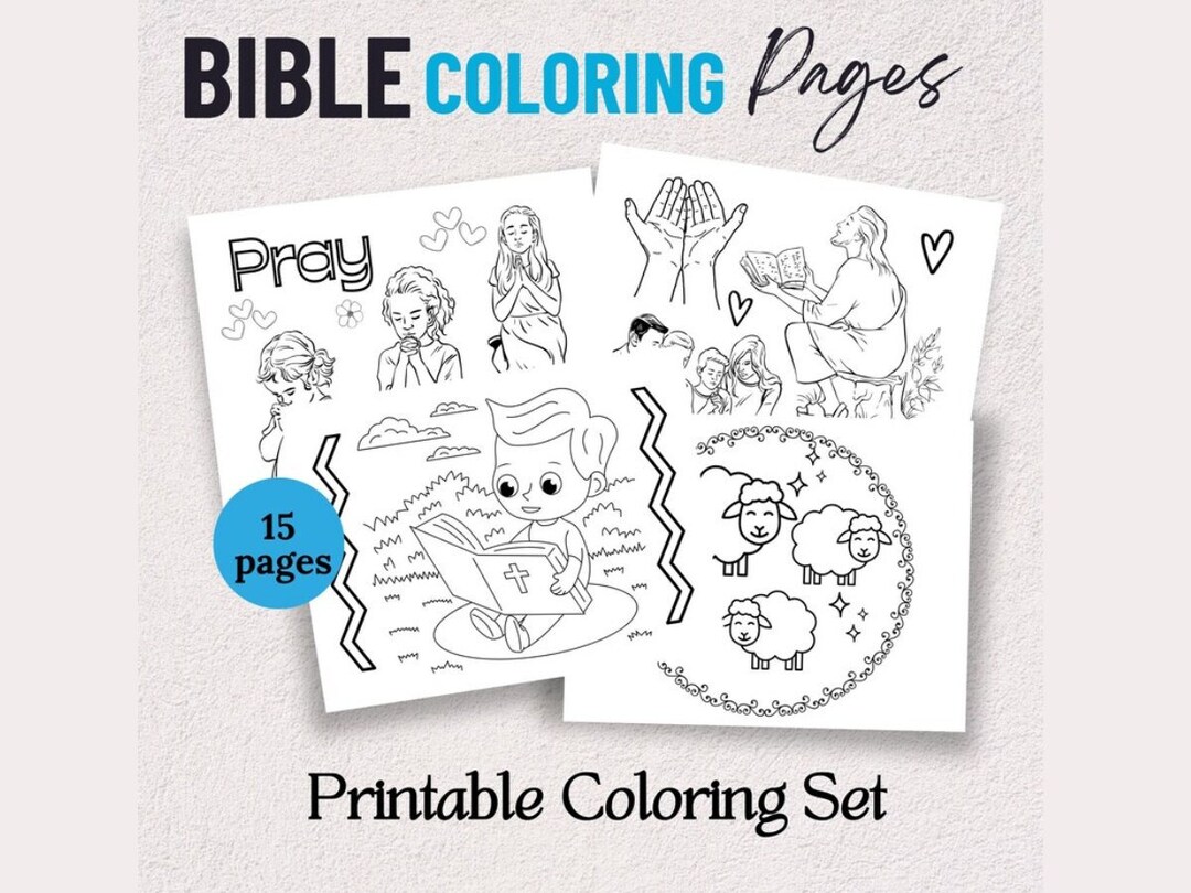 Bible Verse Coloring Page, Bible Coloring, Bible Worksheet, Sunday ...