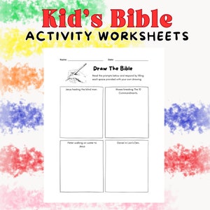 Christian Worksheets, Bible Worksheet, Sunday School, Bible Study ...