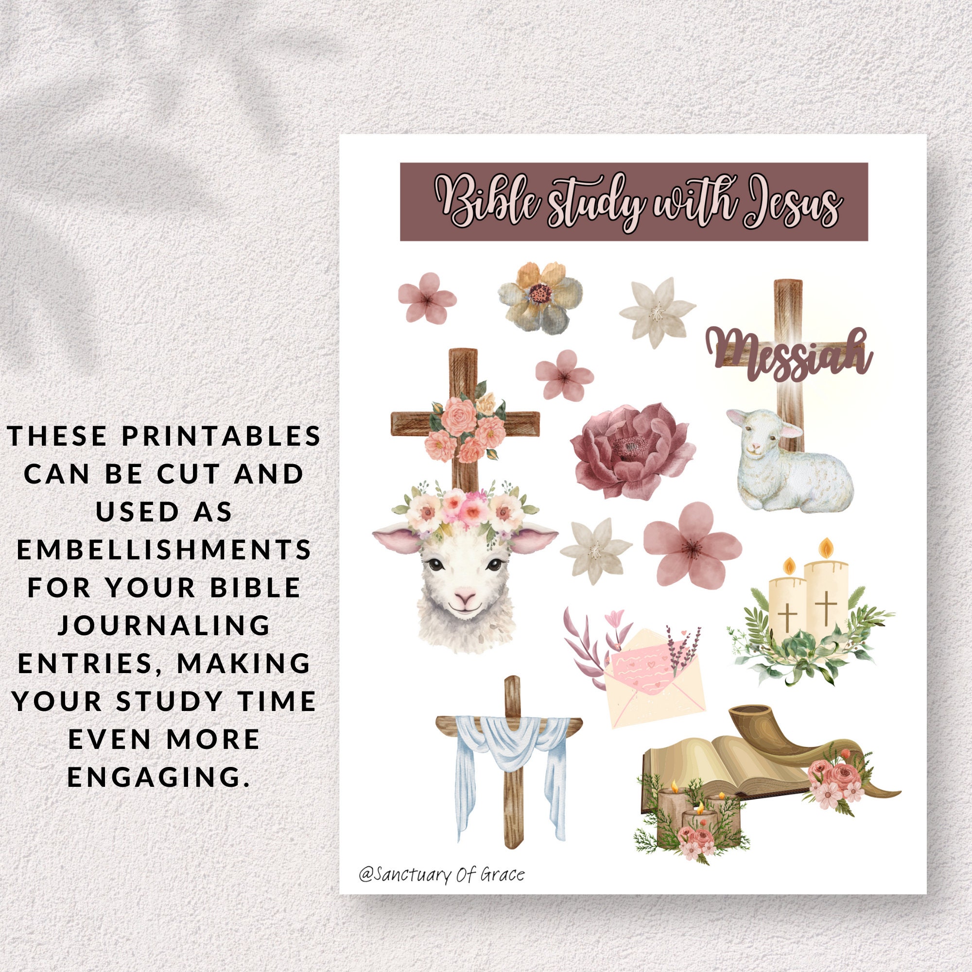 Bible Journaling Printable Bible Journaling Kit Bible - Etsy