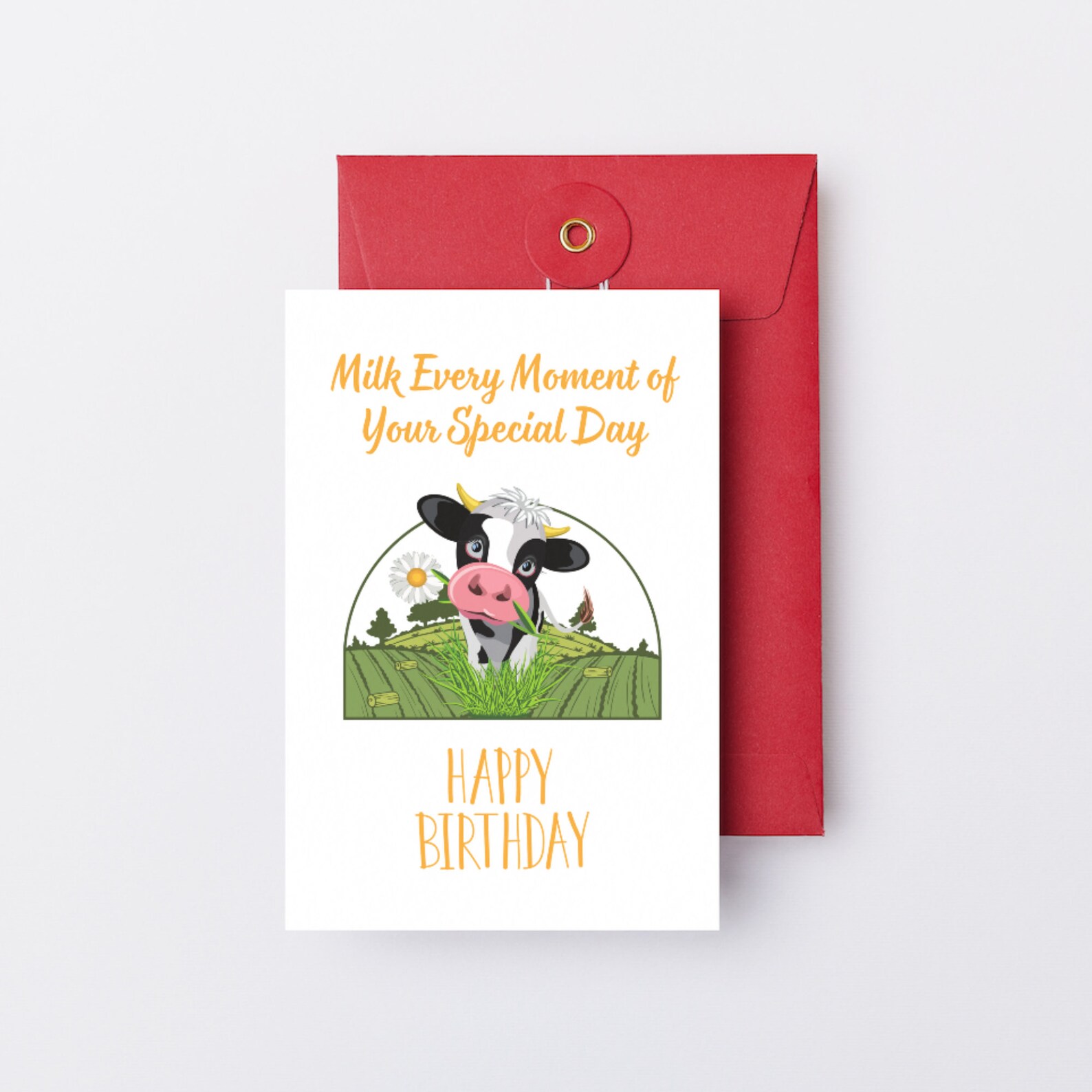 Funny Cow Card, Cow Birthday Card, Printable Birthday Card, Cow ...