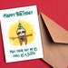 Sloth Birthday Card, Sloth Card, Cute Sloth Card, Funny Birthday Card ...