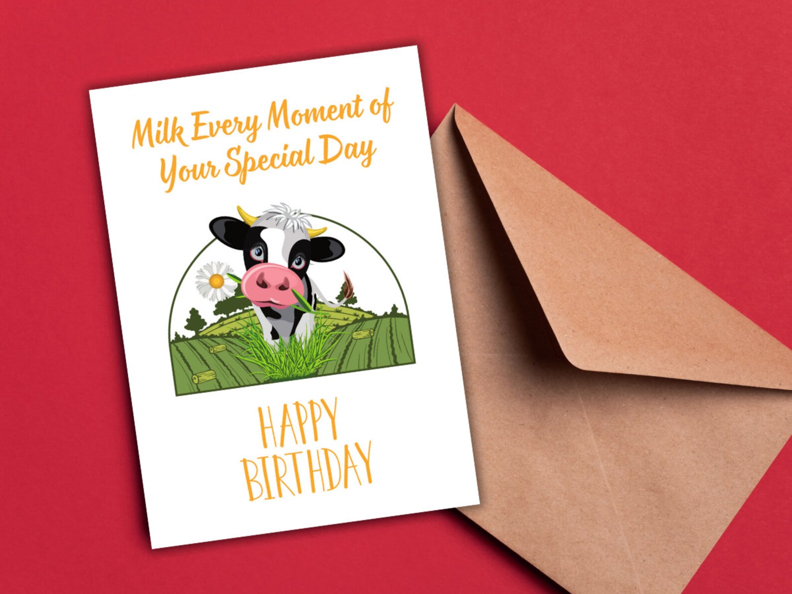 Funny Cow Card, Cow Birthday Card, Printable Birthday Card, Cow ...