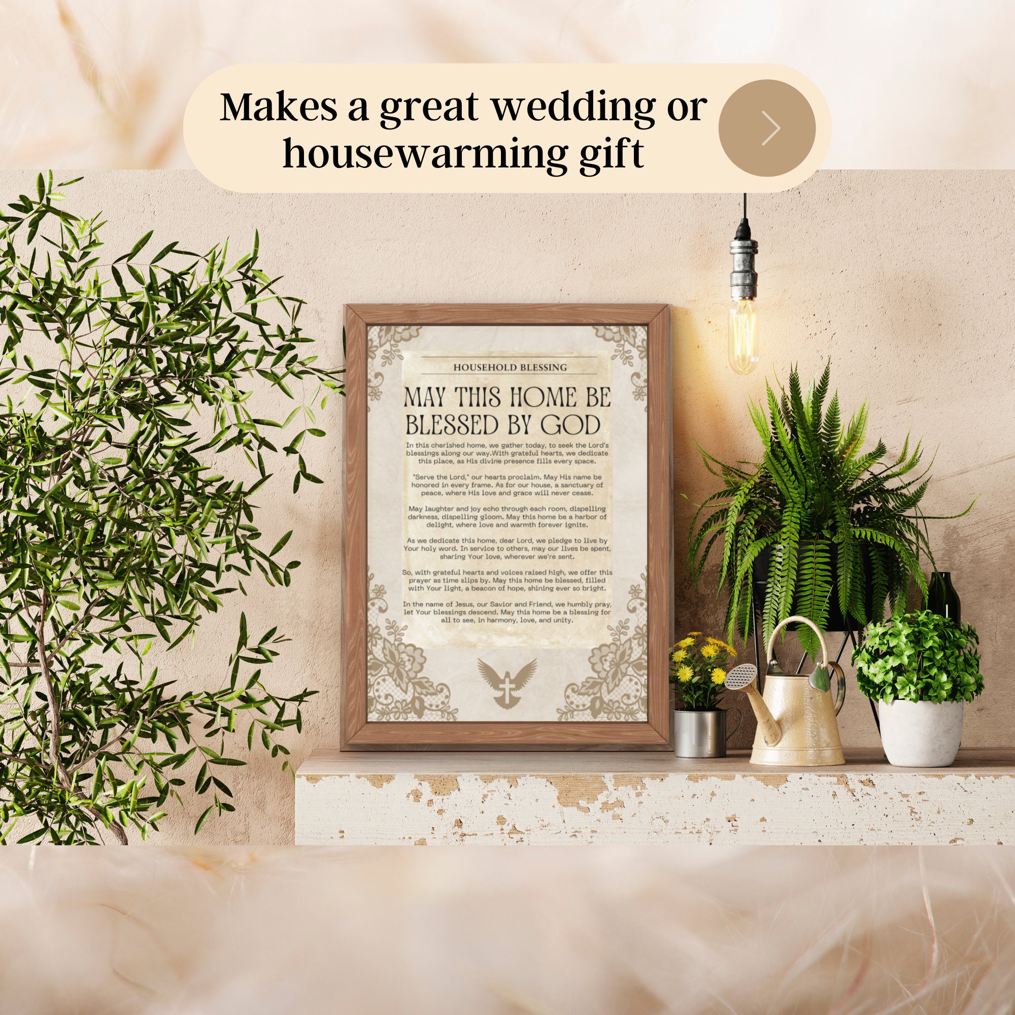 Household Blessing, New Home Blessing, Housewarming Blessing, Christian ...