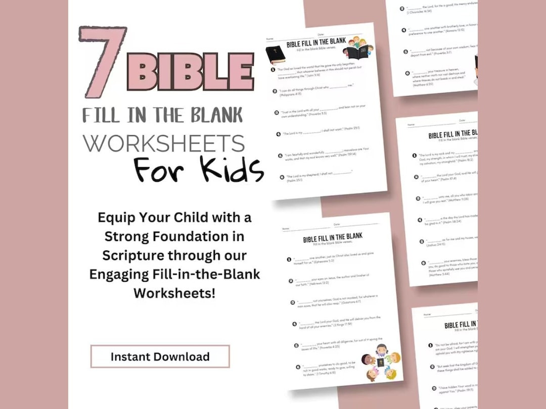 Bible Worksheet, Kids Bible Study, Bible Study Printable, Christian ...