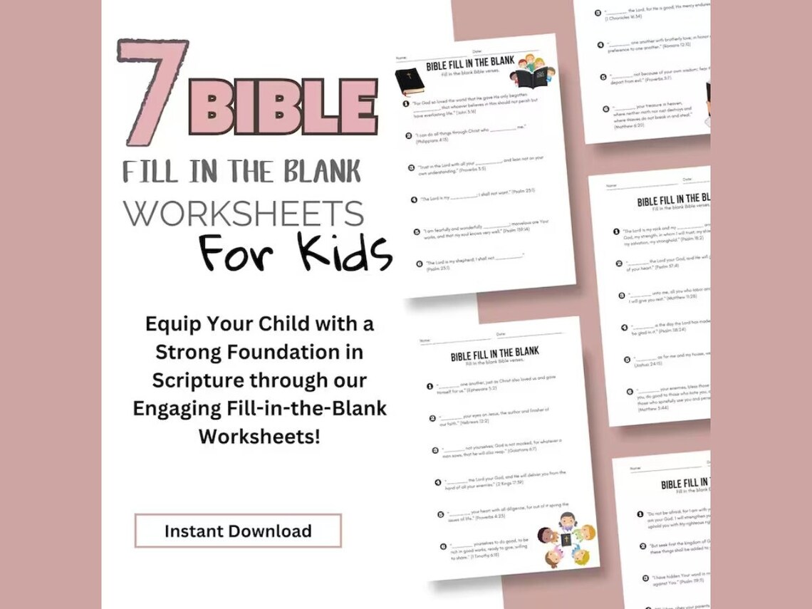 Bible Worksheet, Kids Bible Study, Bible Study Printable, Christian ...