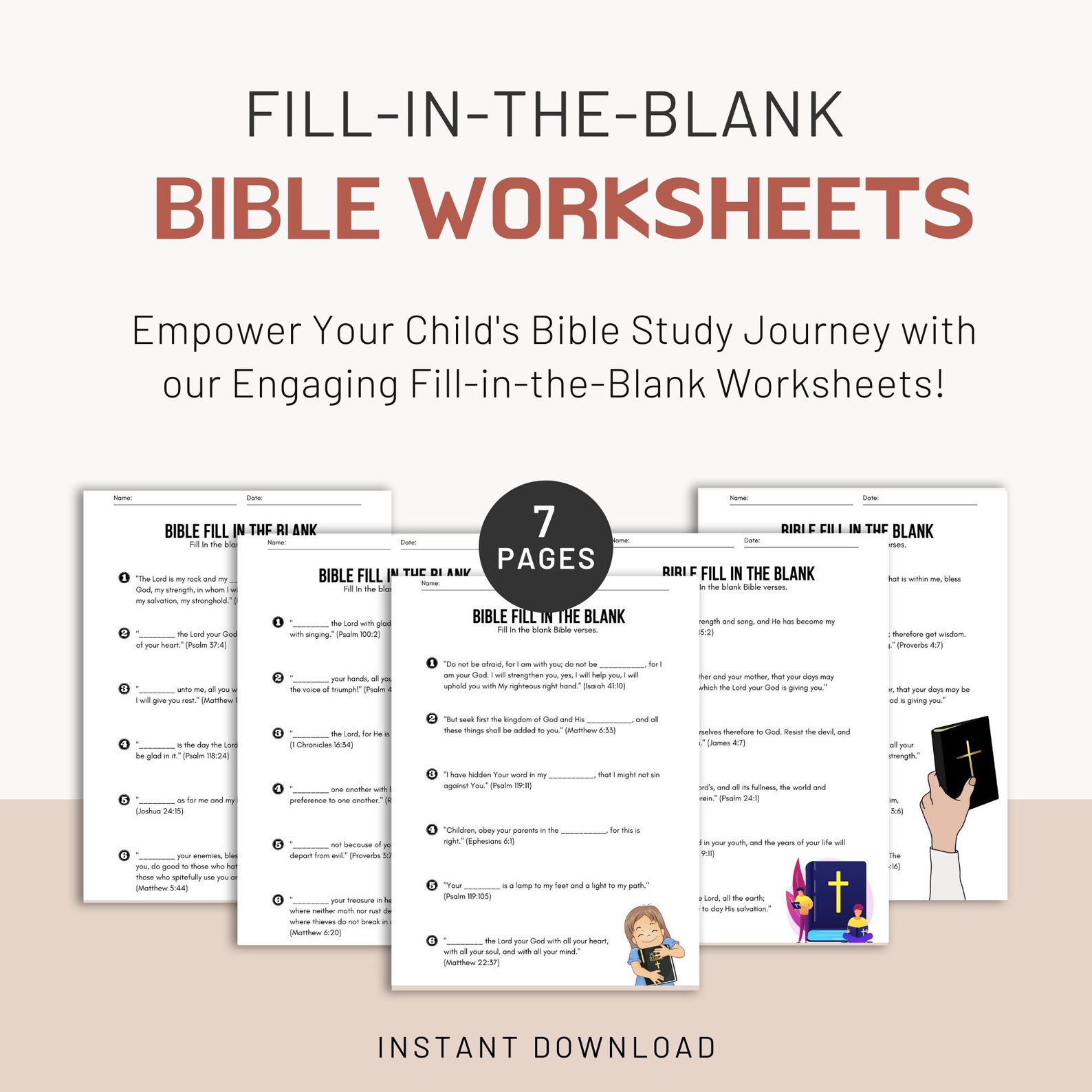 Bible Worksheet, Kids Bible Study, Bible Study Printable, Christian ...