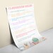 Classroom Rules Poster, Classroom Poster, Pastel Classroom Decor, Back ...
