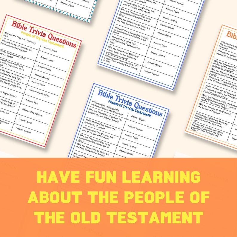 Bible Trivia Game, Bible Games, Sunday School, Printable Bible Game ...