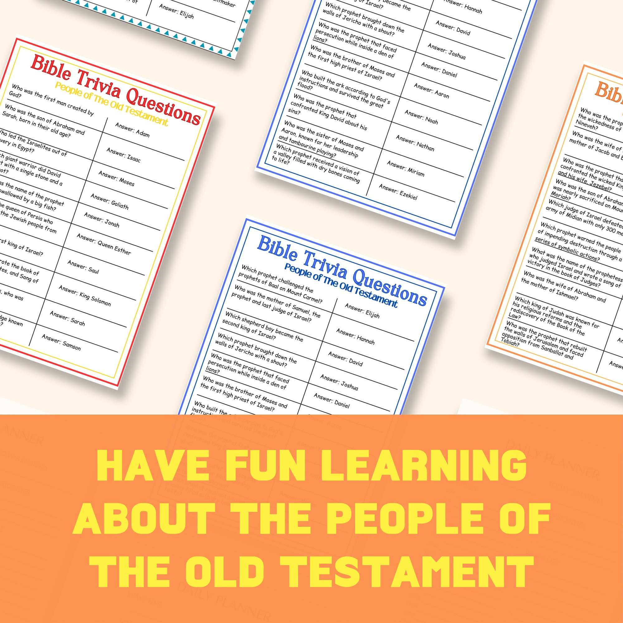 Bible Trivia Game, Bible Games, Sunday School, Printable Bible Game ...