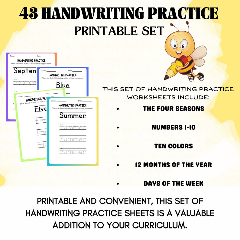 Handwriting Practice Sheets, Handwriting Worksheets, Lettering Practice ...