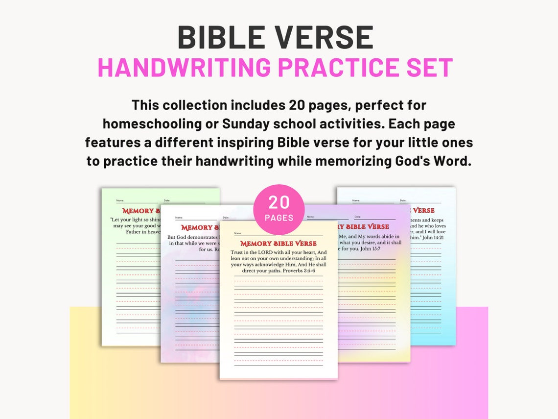 Handwriting Worksheets, Handwriting Practice, Christian Worksheets ...
