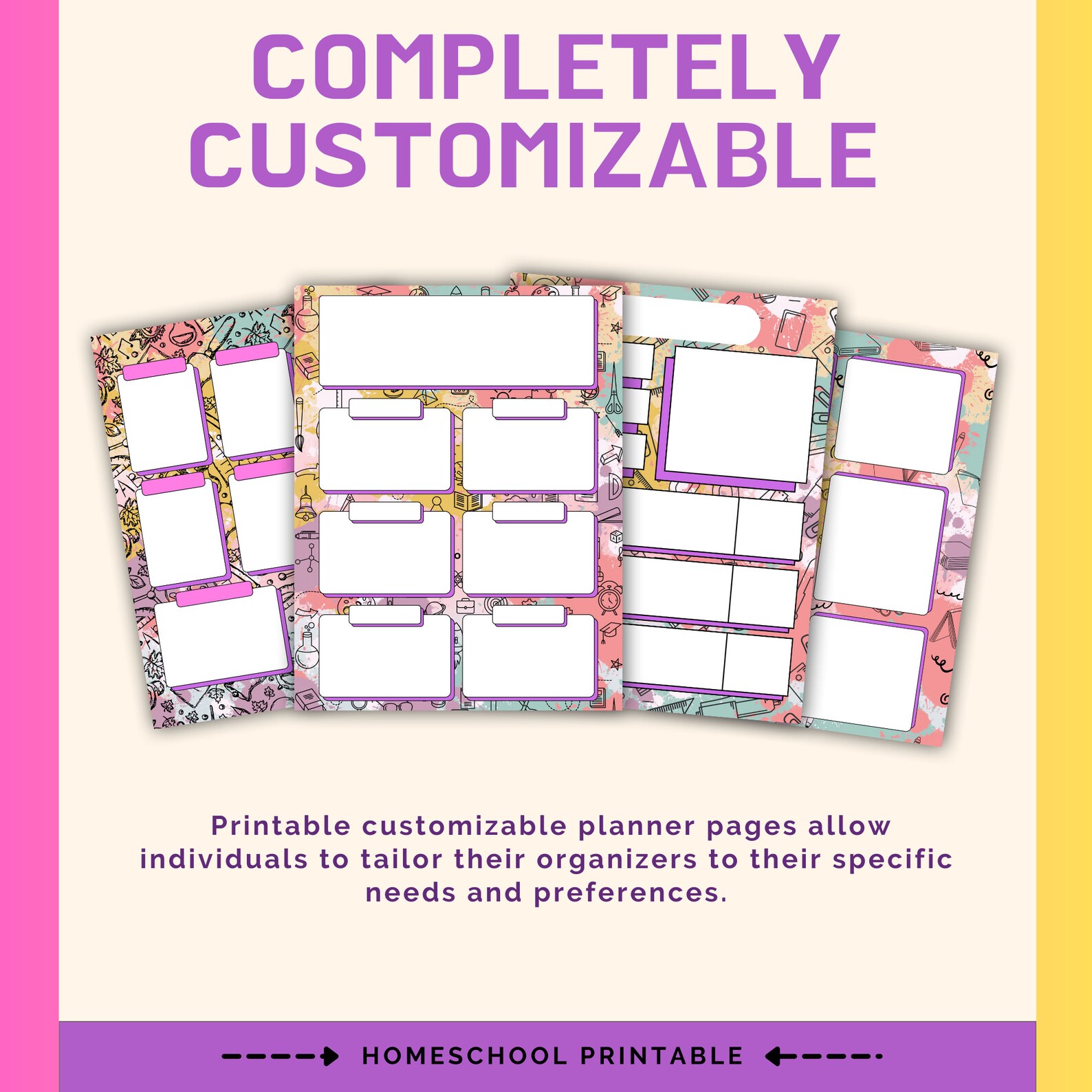 Homeschool Planner, Printable Homeschool Planner,homeschool Planner ...