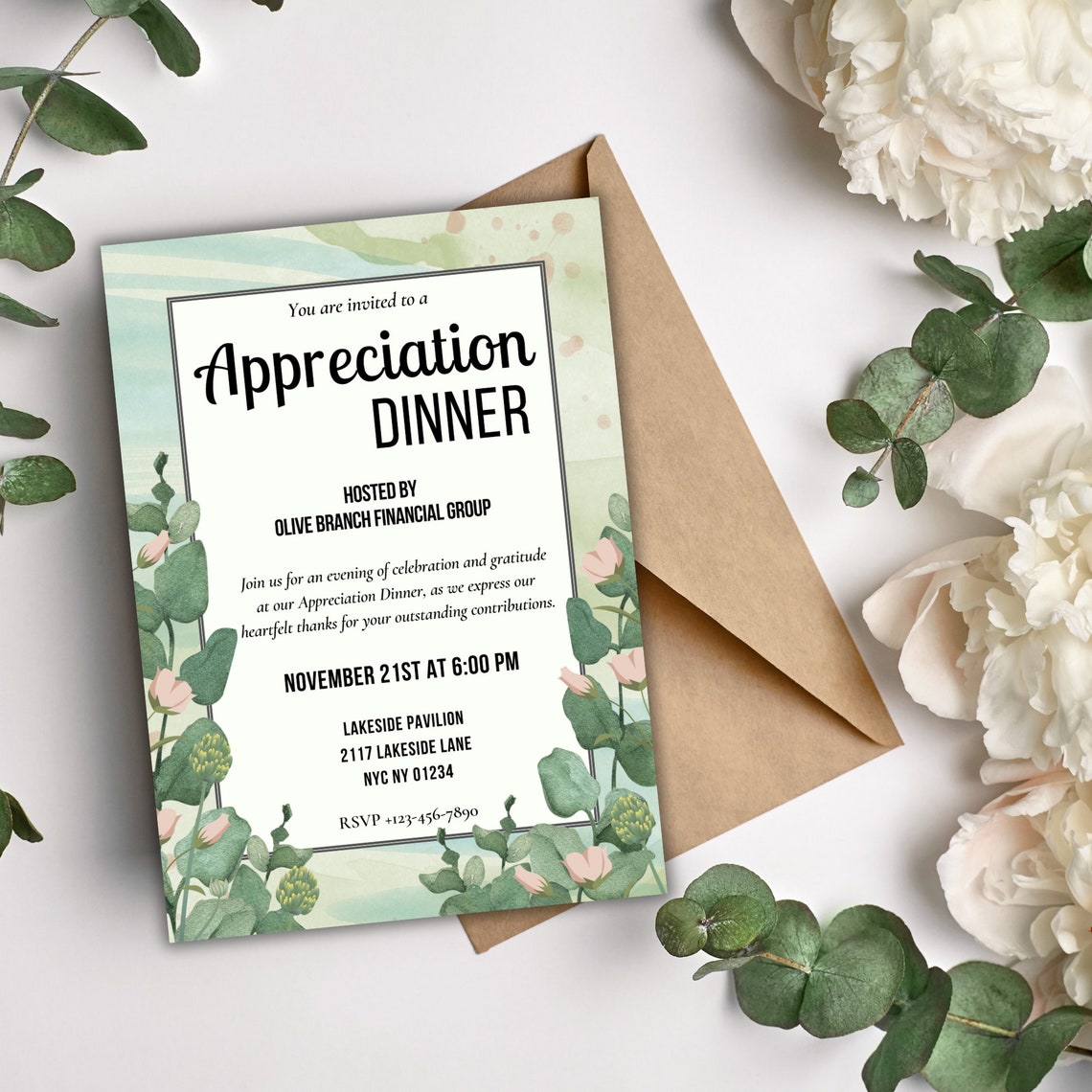 Appreciation Dinner Invitation Staff Appreciation Dinner Party Employee ...