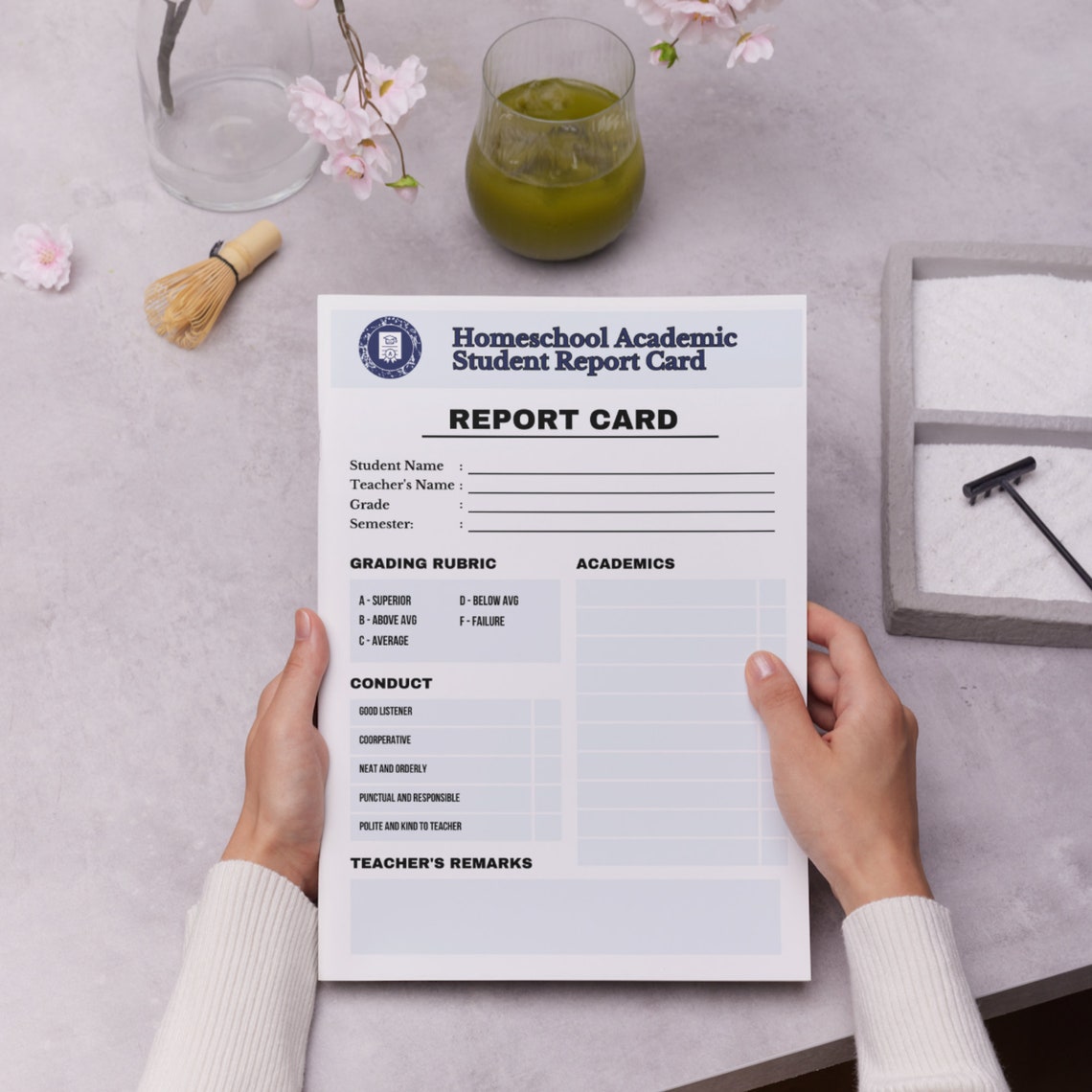 Homeschool Report Card, Homeschool Record Keeping, Homeschool Academic ...