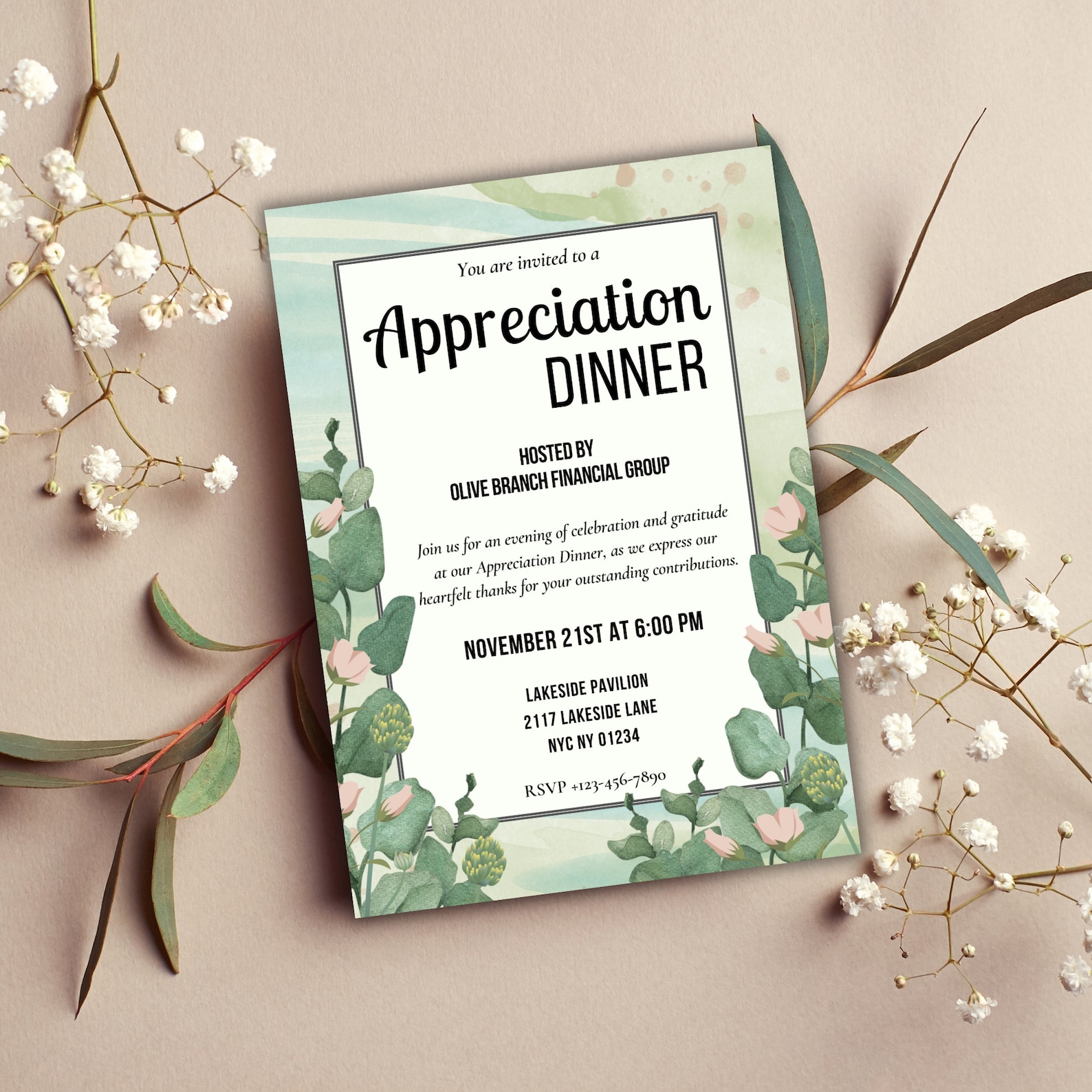 Appreciation Dinner Invitation Staff Appreciation Dinner Party Employee ...