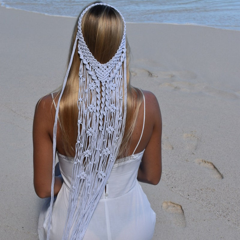 Macrame Wedding Veil - Etsy