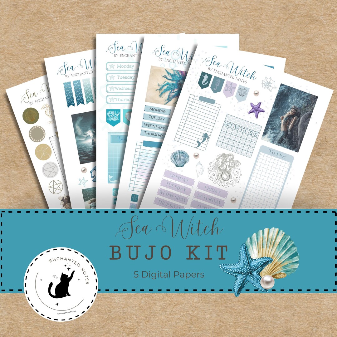 Sea Witch Bujo Kit - Etsy