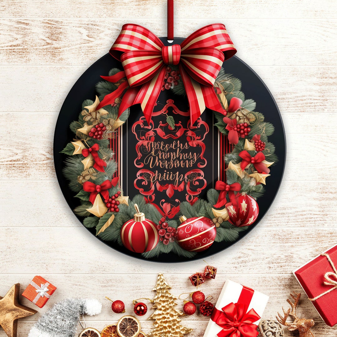 Personalized Christmas Welcome Front Door Wooden Sign Door - Etsy