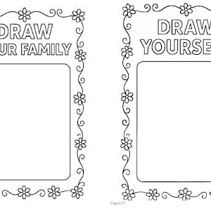 All Families Are Special – Inclusive Family Coloring Page PDF – Diverse ...