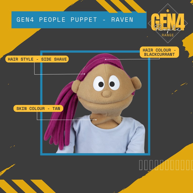 Professional Hand Puppet - Raven (58cm, 23" Tall) - Etsy