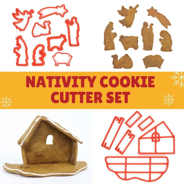 Nativity Cookie Cutters - Etsy
