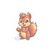 Nutty Squirrel Sticker - Etsy