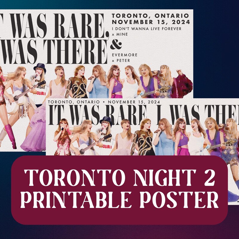 Eras Tour Poster - Etsy