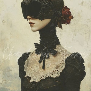 Cliparts 10 Images of Black Gothic Robot Woman Red Heart Instant ...