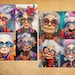 Crazy Old Women Bundle of 33 Jpg Whimsical Old Lady Scrapbooking Design ...
