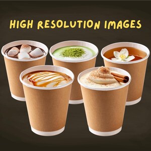 Editable Printable Cafe Menu Board of Hot Drink With High Resolution ...