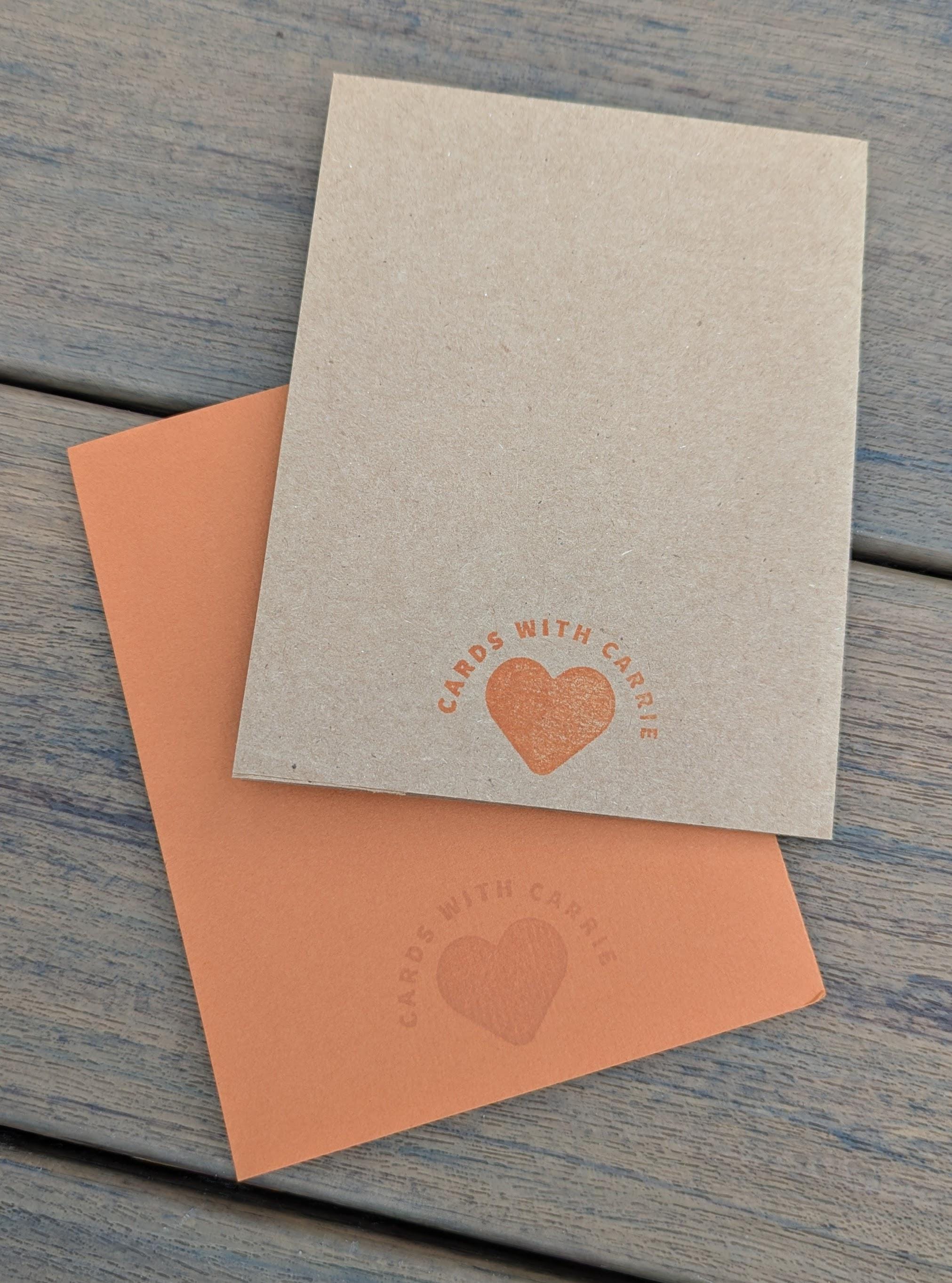 Fall Note Cards Set of 4 - Etsy