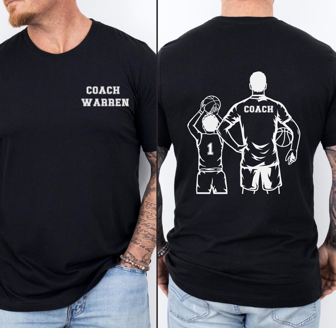 Custom Basketball Coach Player Shirt Father Son Basketball Shirt ...