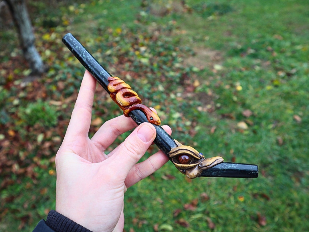 REPAIRED Tepi Snake, Serpent, Eagle Serpentine Stone Artisan Ceremonial ...