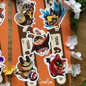 NEW Zenless Zone Zero | ZZZ Bangboo Sticker Sheet Eous + More! - Etsy