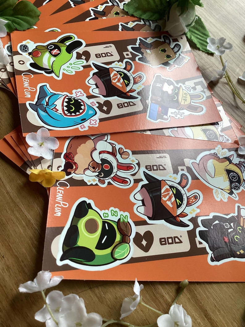 NEW Zenless Zone Zero | ZZZ Bangboo Sticker Sheet Eous + More! - Etsy