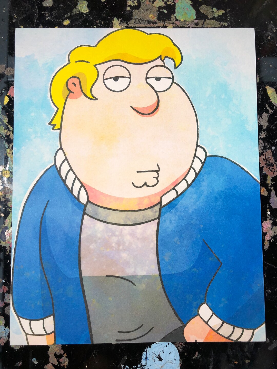 Chris Griffin Art Print – 11x14 Signed Cartoon Poster – Goofy Teen ...