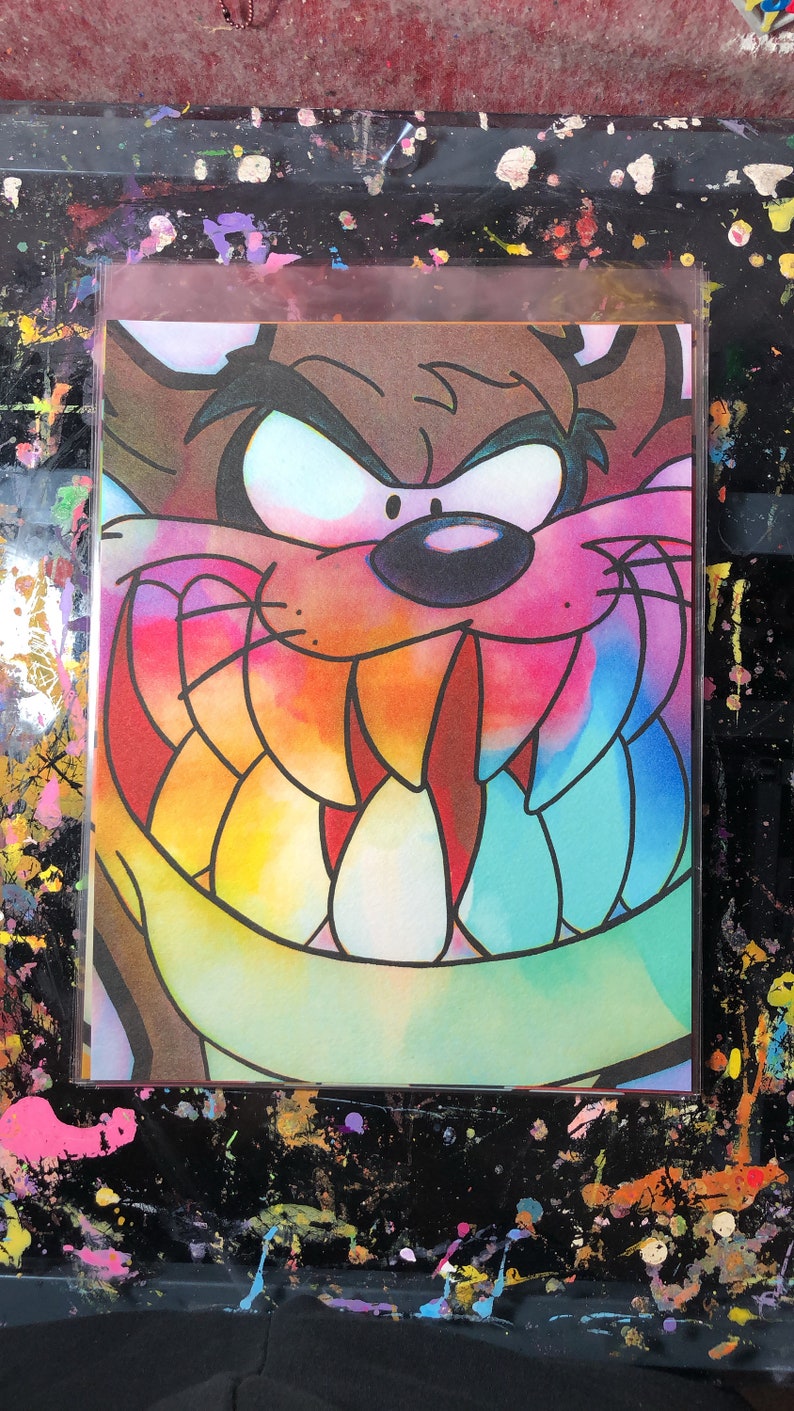 Taz Art Print - Etsy