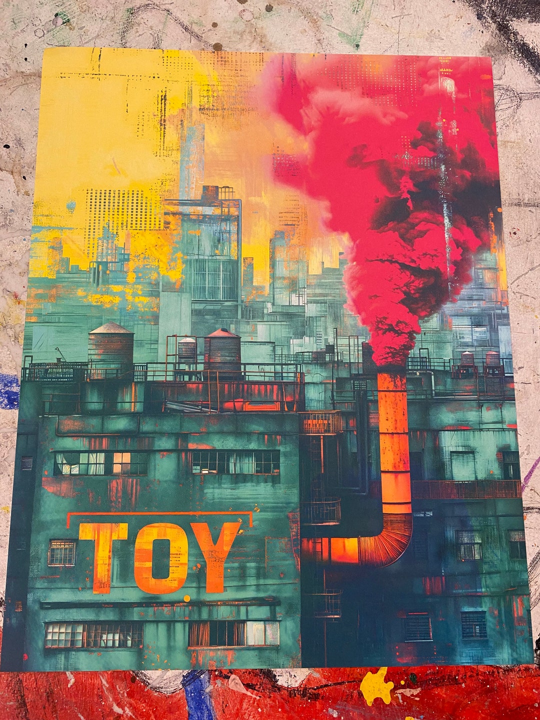 Toy Factory Art Print - Etsy