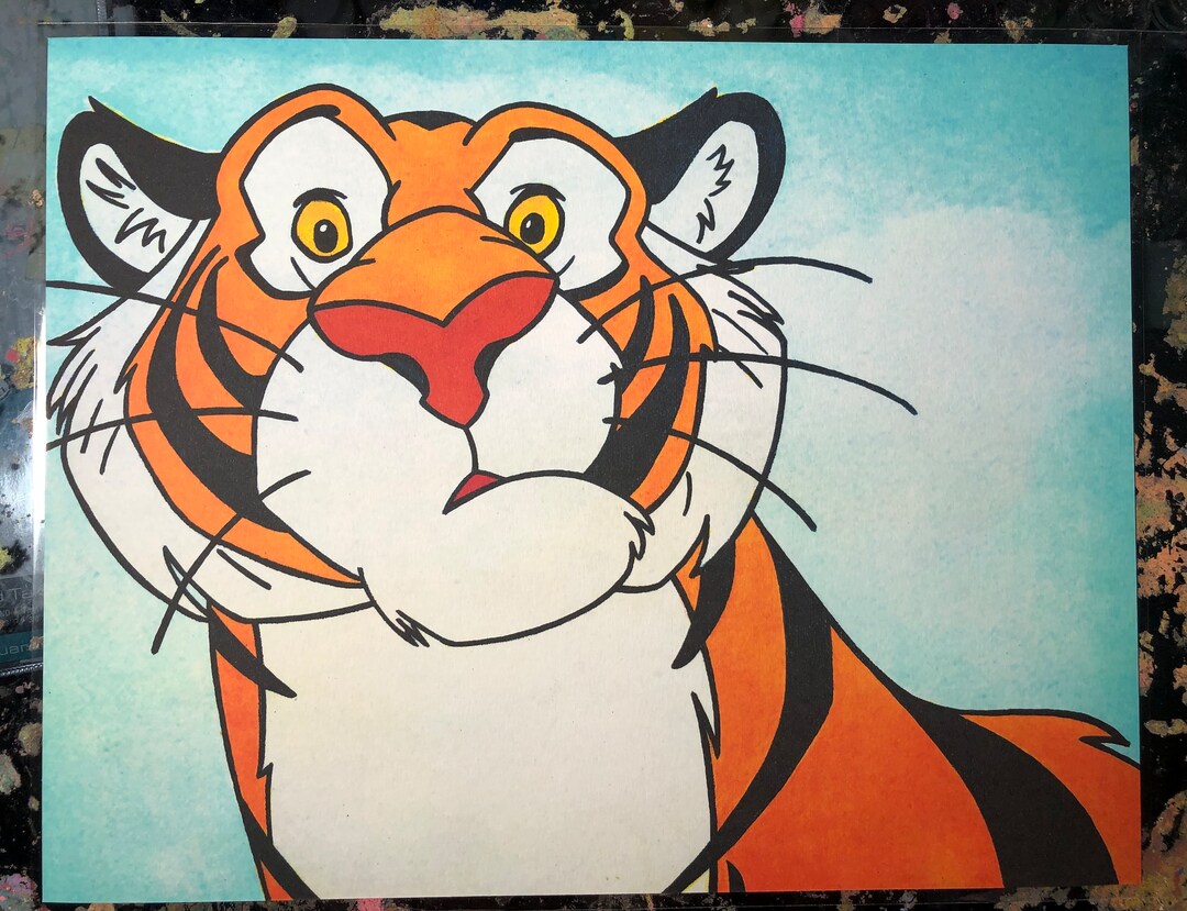 Rajah Art Print – 11x14 Signed Cartoon Tiger Poster – Jasmine’s Pet Pop ...