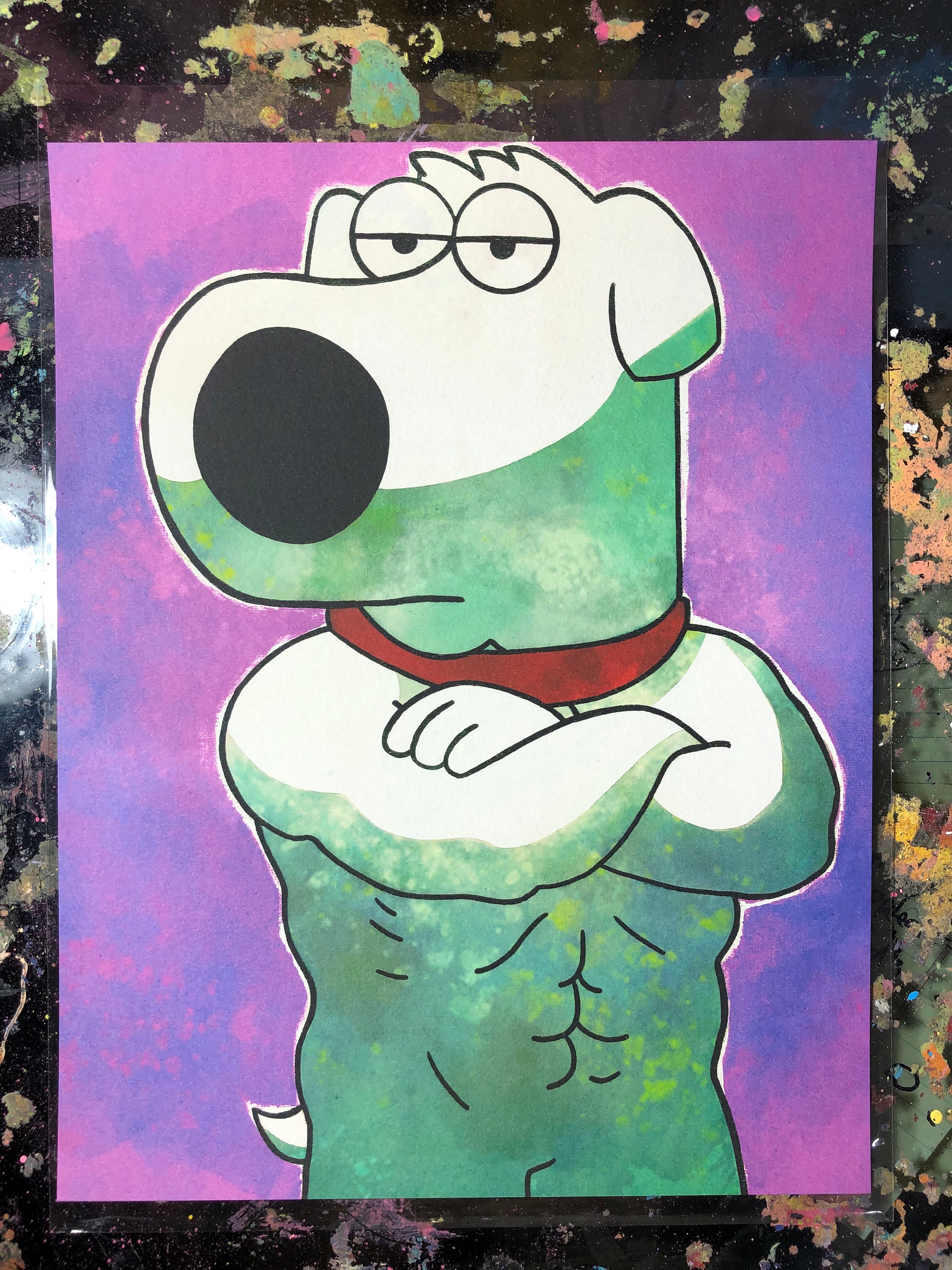Brian Griffin Art Print - Etsy